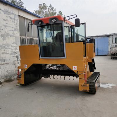 China Organisch Meststoffencompost Aangedreven Turner Animal Waste Windrow Self for sale