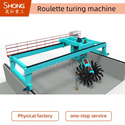 China Industrial Wheel Type Compost Turner for Large-Scale Organic Waste for sale