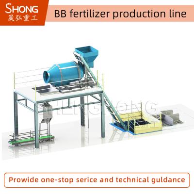 China High Capacity 1-50 Tons Per Hour BB Fertilizer Production Line with PLC Control System and Customizable Options for sale