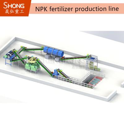 China Complete NPK Fertilizer Plant for High-Quality Pellet Manufacturing for sale