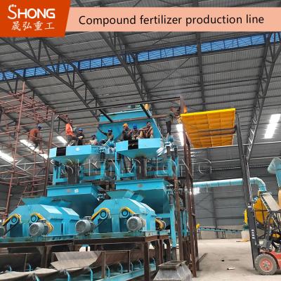 China Compound Fertilizer Drum Granulation Line for Spherical Granules (1-3mm), Nutrient Content 20%-48% Customizable for sale