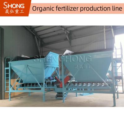China Biomass Compost Organic Fertilizer Production Line Environmental Friendly for sale