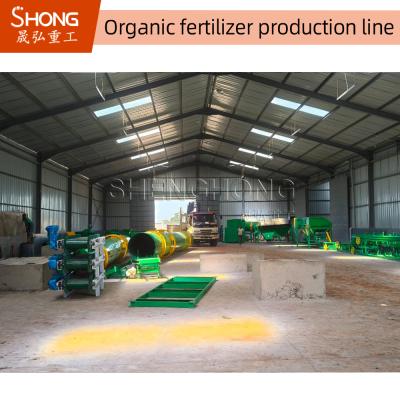 China Chicken Pig Manure Fertilizer Granulation Plant Horizontal Mixing for sale