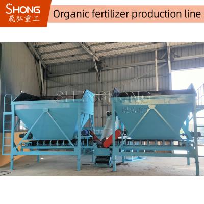 China Automatic Organic Fertilizer Treatment Production Line Food Waste for sale