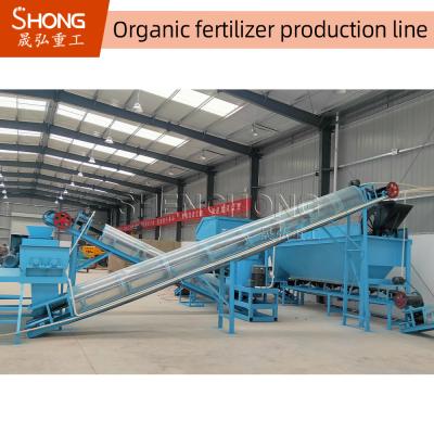 China Stable And Organic Fertilizer Production Line With Intelligent Control System And Environmental Protection for sale