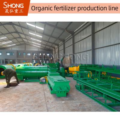 China Low Energy Consumption Organic Fertilizer Making Equipment Environmental Protection for sale