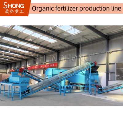 China Reasonable Organic Fertilizer Production Line With Waste Environmental Protection for sale