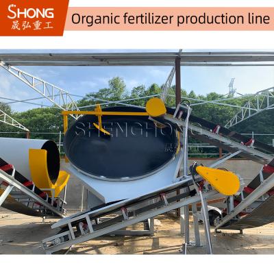 China 75kw Cow Dung Compound Fertilizer Production Line Composting Crushing for sale