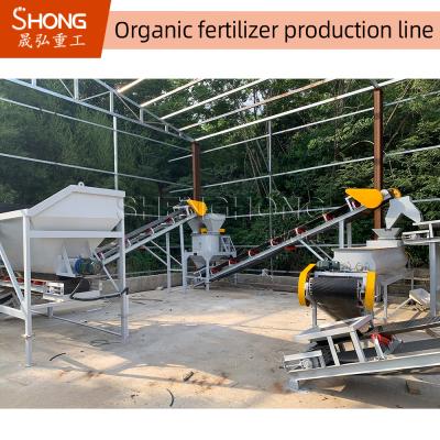 China Chicken Manure IOrganic Fertilizer Production Line Plant for sale