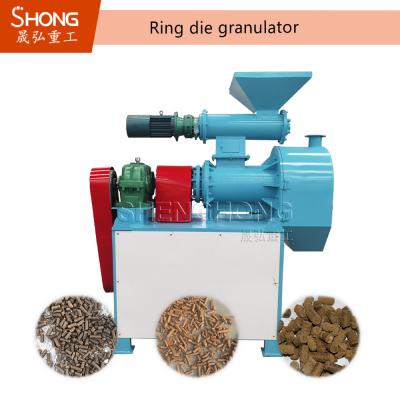 China Ring Die Pressing Type Organic Fertilizer Granulator for Ball Shape Granules with 380V Voltage for sale