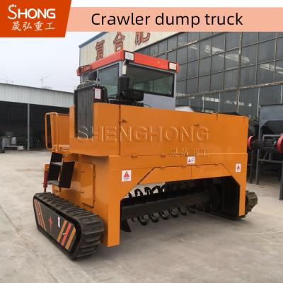 China Carbon Steel Crawler Type Compost Turner for Organic Fertilizer Production for sale