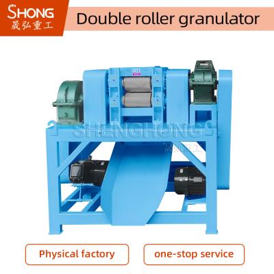 China 3T/H Capacity Carbon Steel Double Roller Granulator for Dry Granulation Compound Fertilizer Production for sale