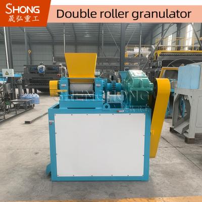 China Ammonium Sulphate Double Roller Granulator for Dry Granulation with Customizable Granule Shape and 380V Voltage for sale
