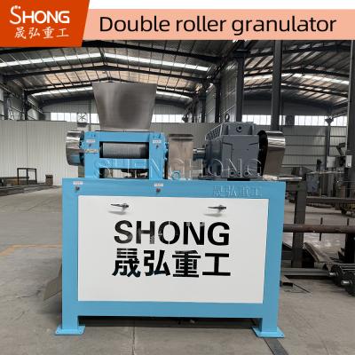 China 22KW 1mm Carbon Steel Dry Granulation Machine Double Press Roller Compactor for Fertilizer Granulation for sale
