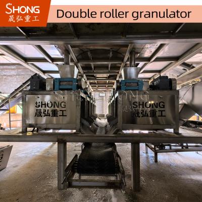 China NPK Compound Fertilizer Granulator with Adjustable Speed, 1-2 Ton Per Hour Capacity, and Carbon Steel Construction for sale