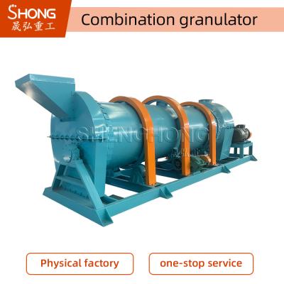 China 3-30mm Diameter Organic Fertilizer Granulator Machine for Cow Dung Raw Material with 30KW Power for sale