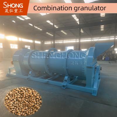 China New Type Organic Fertilizer Granulator with Ball Shape Granules No Binding Agent Needed for 20%-40% Moisture Content for sale