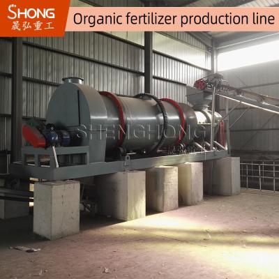 China 20 Tons/Hour Organic Fertilizer Production Line with Fermentation and Granulation for Agricultural Production for sale
