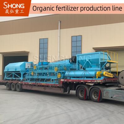 China Compact Structure Food Waste Fertilizer Machine with Granulation Rate >85% and Wide Raw Material Adaptability for sale
