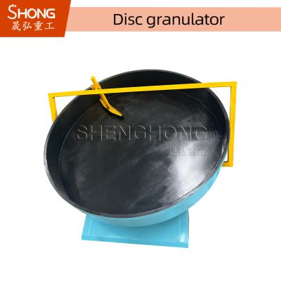 China Organic Fertilizer Disc Granulator with Circular Arc Structure, Strong Iron Material, and Adjustable Disk Angle for sale