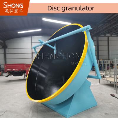 China Wet Type Carbon Steel Fertilizer Granulator Machine for 2-6 mm Organic Fertilizer Disc Pan Granulator for sale