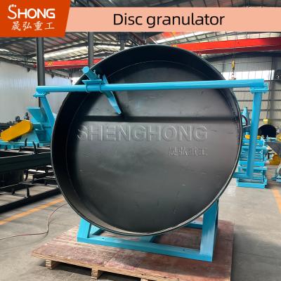 China Adjustable Slope Degree Disc Granulator for High Granulating Rate Fertilizer with Carbon Steel Construction for sale