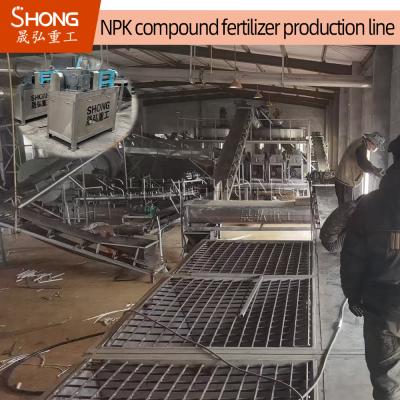 China Potassium Sulfate Fertilizer Production Line Carbon Steel Material with 5 - 6T/H Capacity for sale