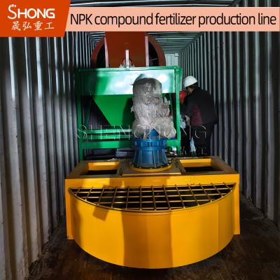 China 3-4 Tons Per Hour Double Roller Extrusion NPK Fertilizer Production Line with 22kw Power for Oval Shape Granules for sale