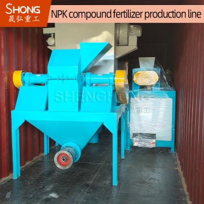 China Double Roller Granulator for NPK Compound Fertilizer Production with 12-15 Tons Per Hour Capacity and Dry Powder Granulation for sale