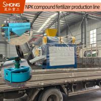 China Customized Compound Fertilizer Production Line with Polymers Coating Material and 4mm Granules Diameter Featuring PLC Control System for sale