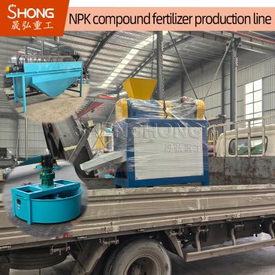 China Customized Compound Fertilizer Production Line with Polymers Coating Material and 4mm Granules Diameter Featuring PLC Control System for sale