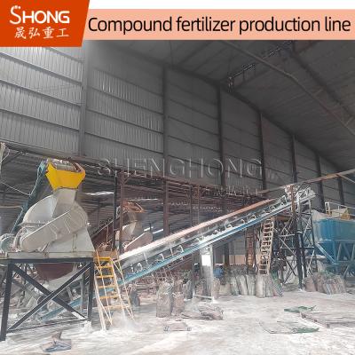 China Fully Automatic Ball Shape Compound Fertilizer Production Line with 15T/H Capacity for sale