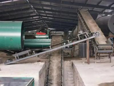 China Organisches Düngemittel-Granulations-Maschinen-Fertigungsstraße für Schwein-Schaf-Pferdemisten zu verkaufen