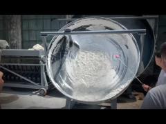 Calcium Ammonium Nitrate Compound Fertilizer Disc Granulator Production Line