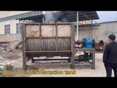 유기질 비료 발효 설비 닭 비료 비료 기계 10CBM