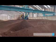 Vente au détail Machine de tournage de compost de type rainure Crawler Turner