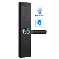 China Fingerprint Electronic House Main Door Lock With Fingerprint Passcode for sale