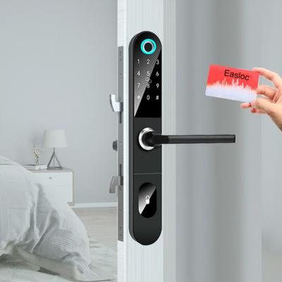 Cina Slim European Standard Mortise Smart Fingerprint Door Lock With TT LOCK APP in vendita