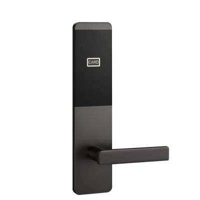 China Rfid Smart Card Operated Door Locks ANSI Mortise Hotel Lock With Handle for sale