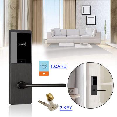 China Schlüsselkarten-Verschluss FCC Smart Card Gästehaus Rfid Türschloss Digital zu verkaufen