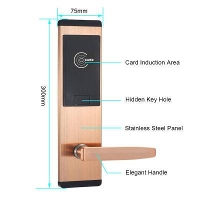Cina EASLOC Hotel Smart Key Card Door Locks With Management Software System in vendita