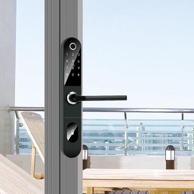 China Intelligent Fingerprint Biometric Smart Door Lock Aluminum Alloy For 30 - 45mm Door for sale
