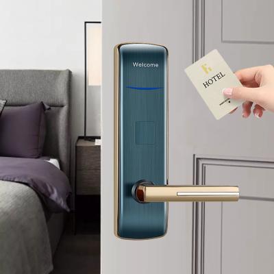 中国 3 Colors Optional Keyless Hotel Smart Door Locks with Swipe Card 販売のため