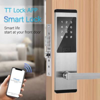 China Three Colors Optional Password Apartment Smart Door Lock with TTlock App Te koop