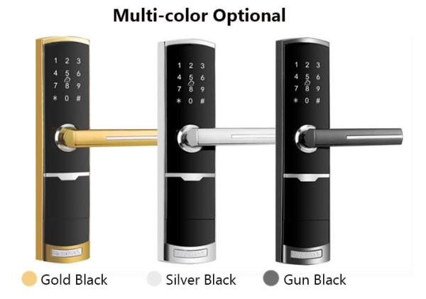 Gold Farbe Fernbedienung Smart Keypad Türschloss mit TTlock App Card Key