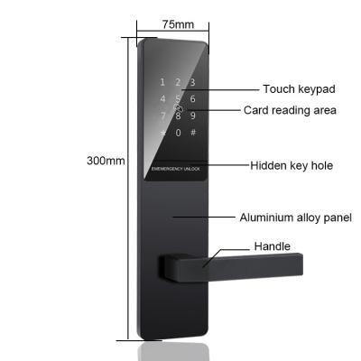 China RFID Commercial Rfid Door Lock System Cerradura Smart Lock For Wooden Door for sale