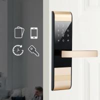 China 4PCS AA Keyless Entry Door Lock 72mm Electronic Keypad Lock for sale