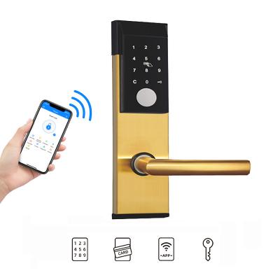 China Ce-FCC TTlock Tuya App Slot van de Flat het Slimme Deur met Elektronisch Aanrakingstoetsenbord Te koop