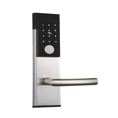 中国 Stainless Steel TTlock BLE Apartment Smart Door Lock with Password Card and Key 販売のため