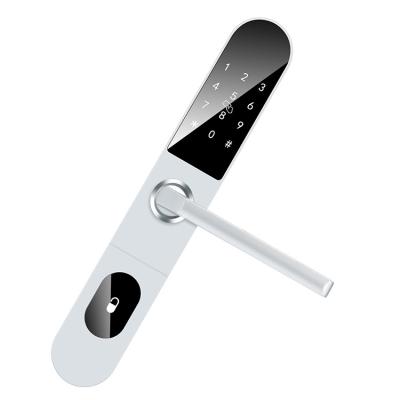 China Anti Tesla Electronic Password Door Lock Aluminium Smart Password Lock for sale
